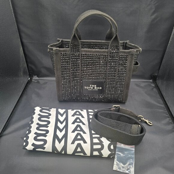 Marc Jacobs | Bags | Marc Jacobs The Crystal Embellished Small Tote Bag ...